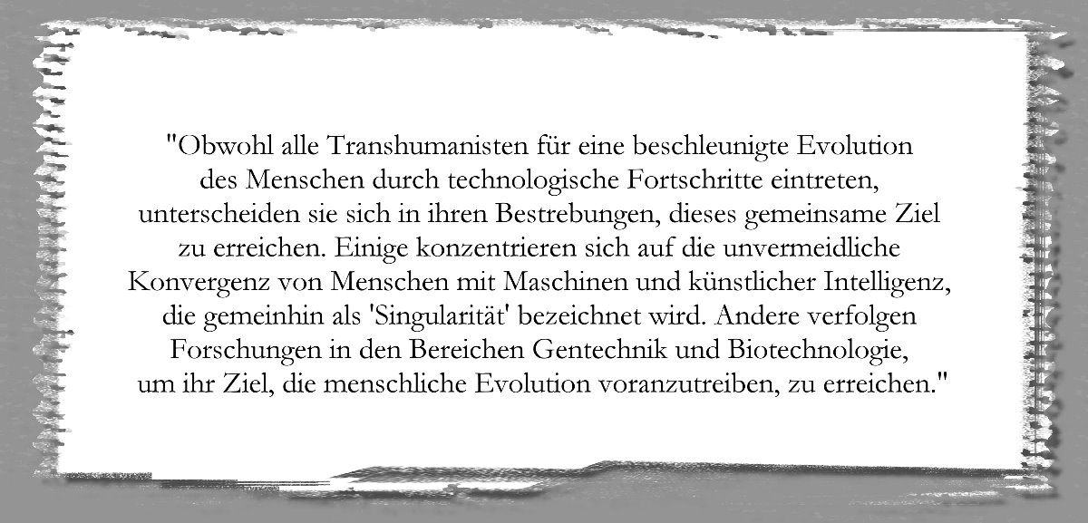 Der Krebs in der modernen Medizin, Teil 5: Transhumanismus – Corey’s ...
