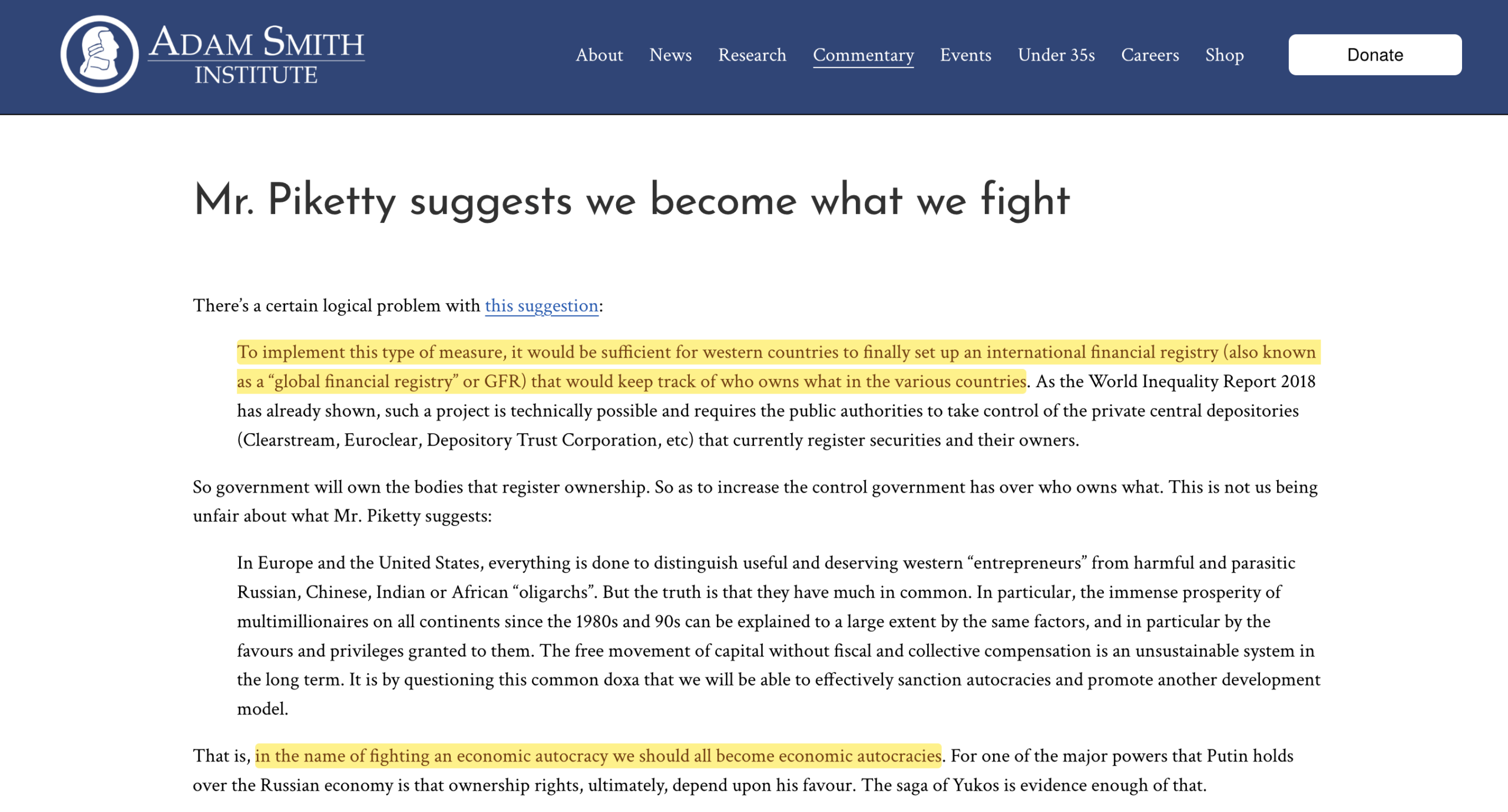 Pikettys „Das Kapital im 21. Jahrhundert“ – ESC | Axel B.C. Krauss